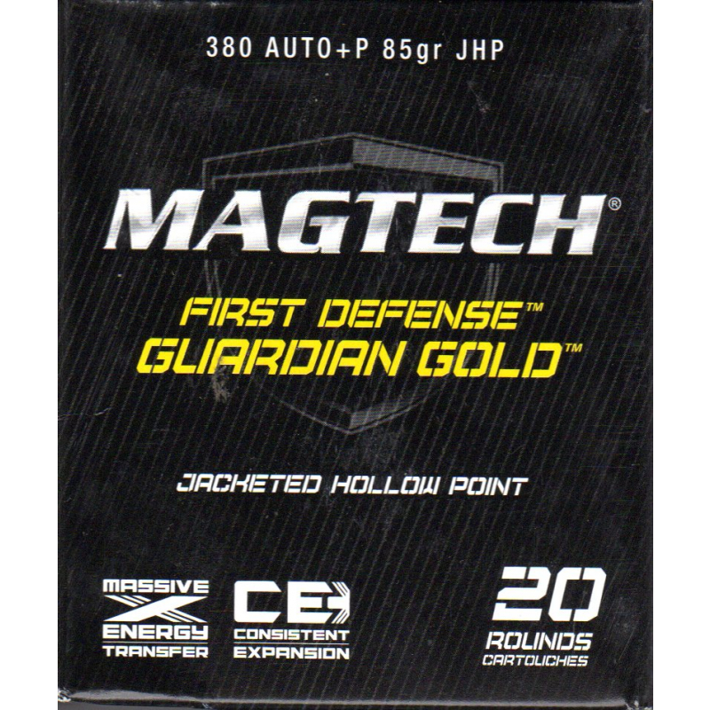 Magtech 9mm kurz GG JHP 85 grs. 20St - American Gun Shop, 20,00